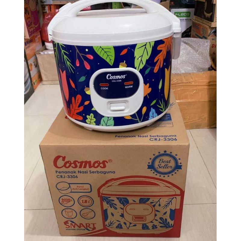 Jual Rice Cooker Magic Com Cosmos CRJ-3306 Ukuran Kapasitas 1,8 Liter ...