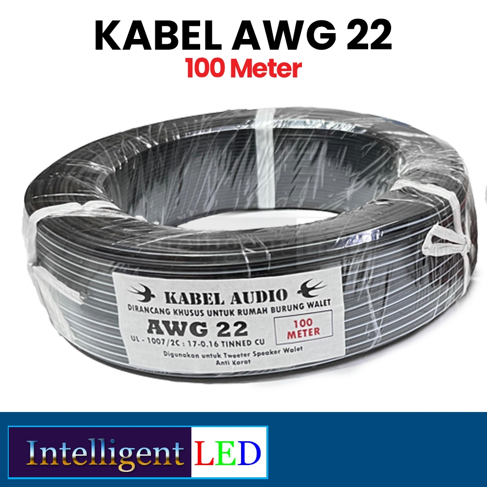 Jual Kabel AWG-22x2 100 Meter Hitam Putih Merah Hitam 1 Roll | Shopee Indonesia