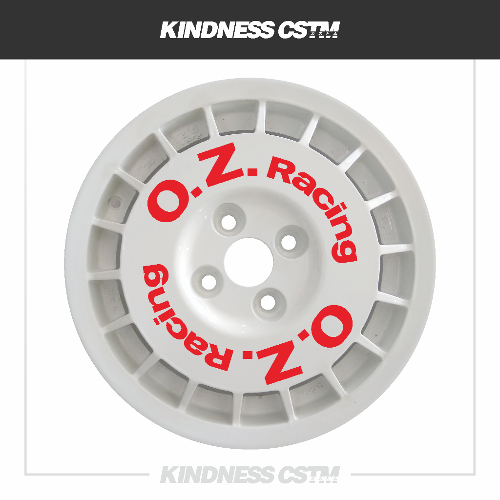 Jual sticker velg piring oz racing rally model font lama 2 | Shopee ...