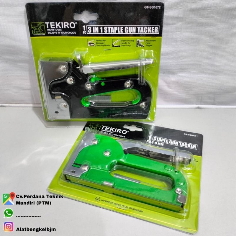 Jual GUN STAPLES "TEKIRO" VARIAN TIPE ||STAPLE GUN TACKER "TEKIRO ...