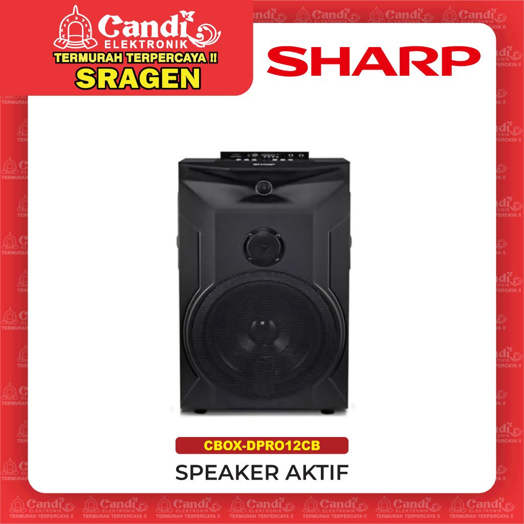 Jual SHARP Speaker Aktif 12 Inch - CBOX-DPRO12CB | Shopee Indonesia