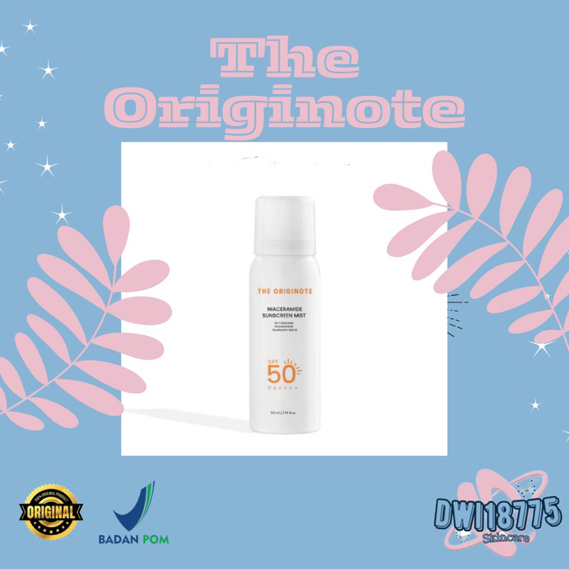 Jual THE ORIGINOTE - Niaceramide Sunscreen Mist SPF 50 PA++++ 50ml ...