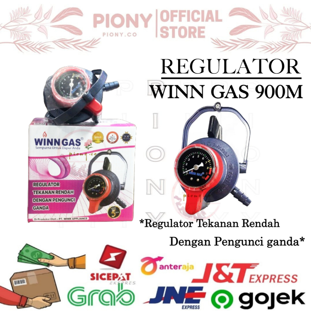 Jual REGULATOR TEKANAN RENDAH DOUBLE LOCK WINN GAS 900M / REGULATOR ...