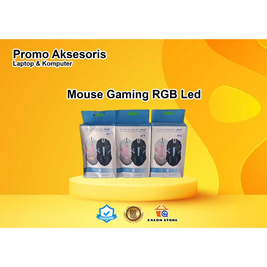 Jual Mouse Gaming RGB LED Murah | Shopee Indonesia