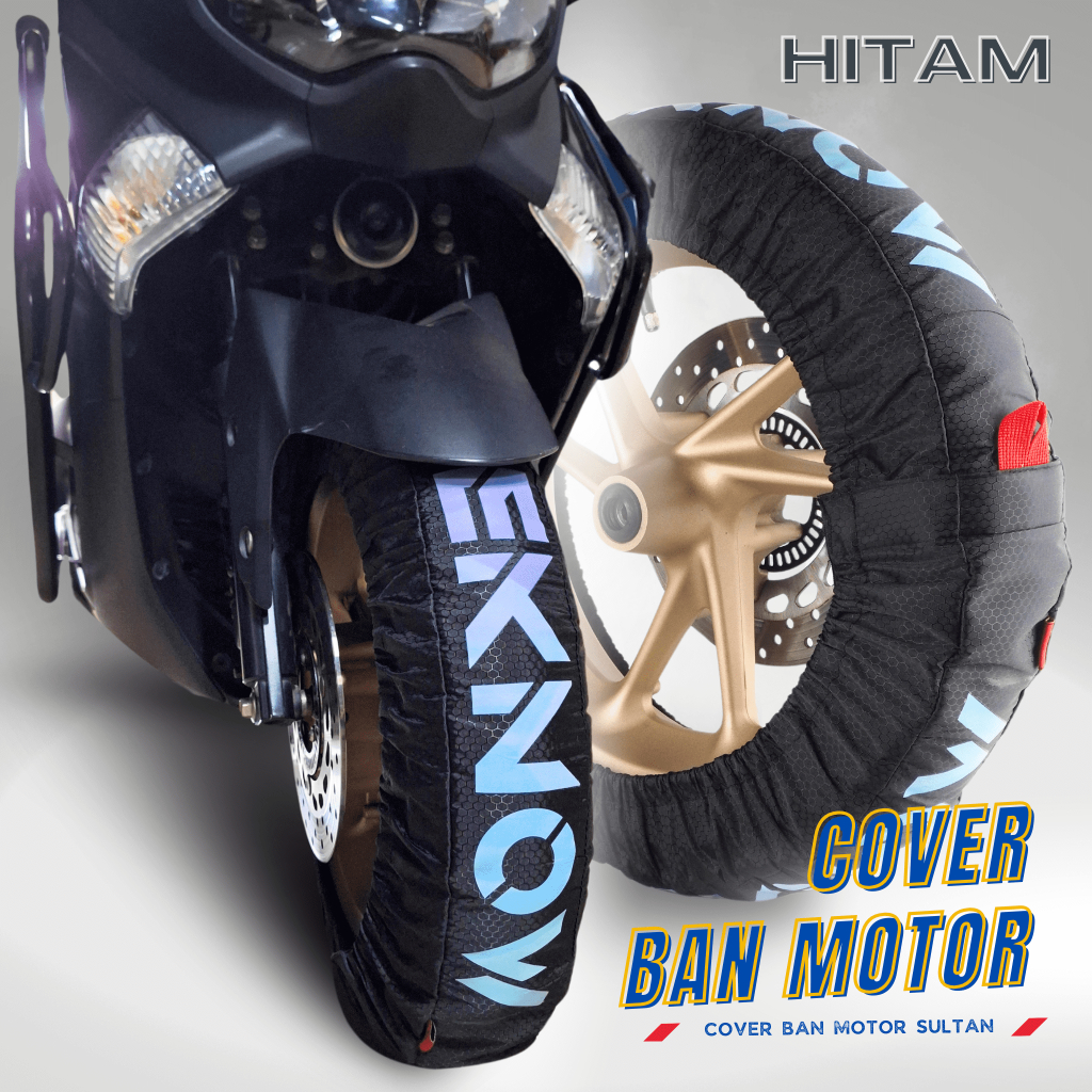 Jual Cover Ban Motor PREMIUM HITAM HITAM – Sarung Penutup Ban ...