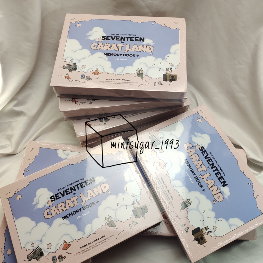 Jual [ READY STOCK SEALED | FULLSET ] SEVENTEEN CARATLAND 2023 MEMORY BOOK DIGICODE ( membook ...