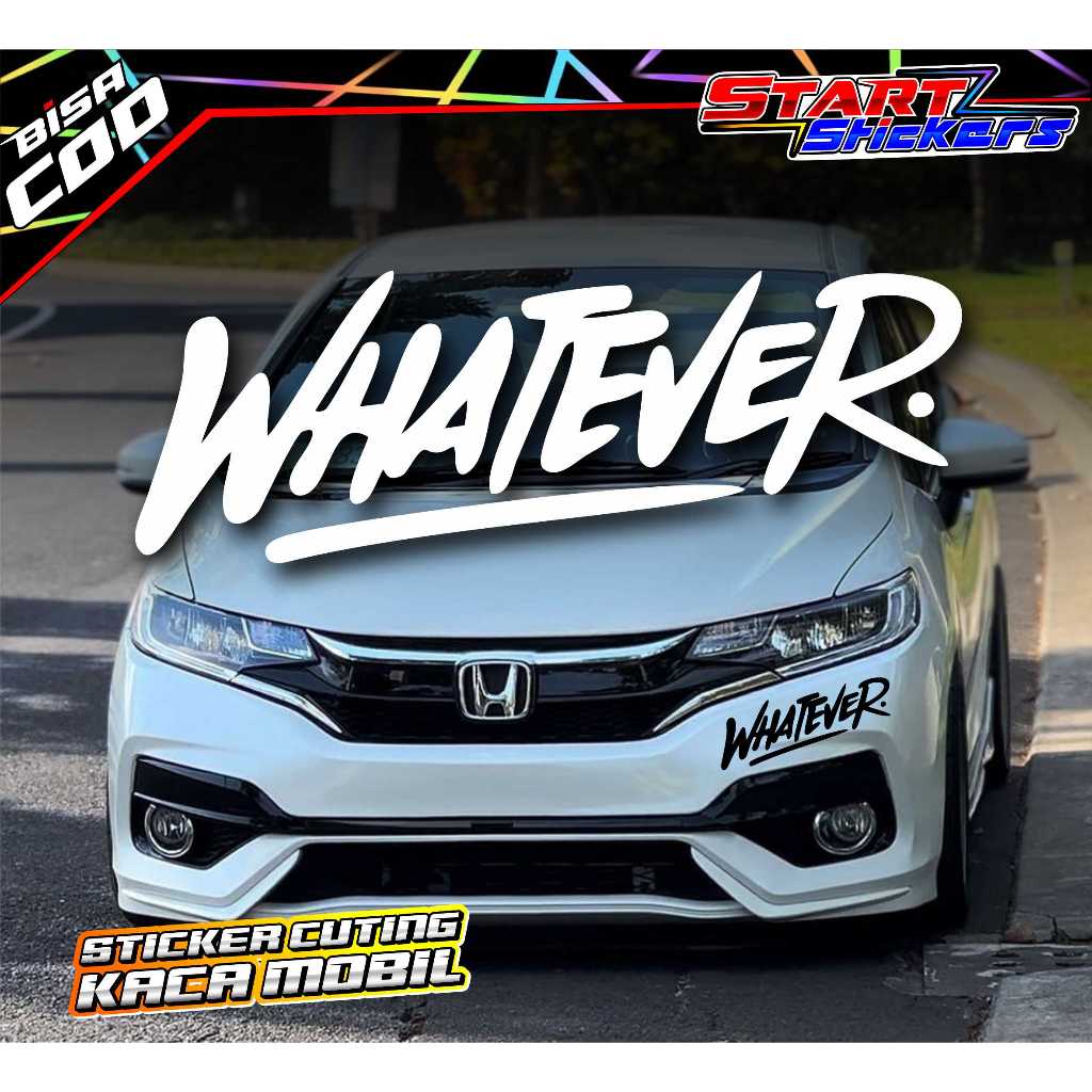 Jual STIKER CUTTING KACA MOBIL MODEL WHATEVER / STICKER VARIASI MOBIL ...