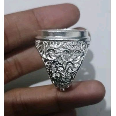 Jual Ring Perak Ukir Kembang | Shopee Indonesia