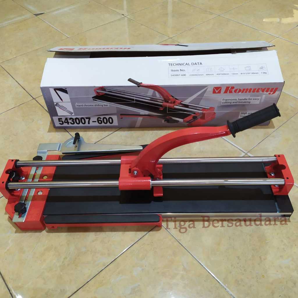 Jual Alat Potong Keramik Granit Meja 600mm Romway / Tile Cutter 600mm ...