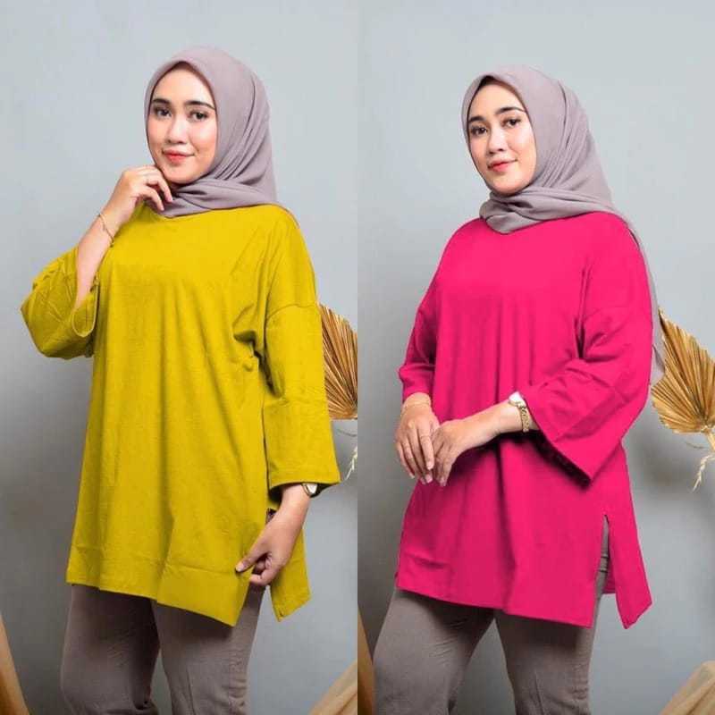 Jual Atasan Jumbo Wanita Keysilla Oversize XXL / Kaos Jumbo / Atasan ...