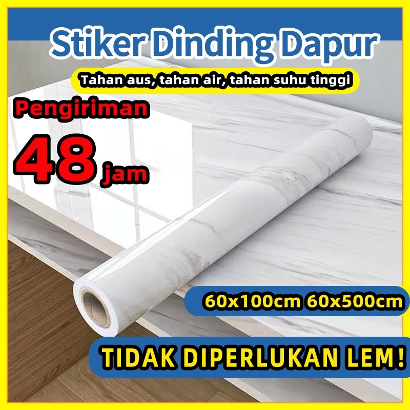 Jual Wallpaper dinding dapur wallpaper marmer Tahan Minyak dan Tahan ...