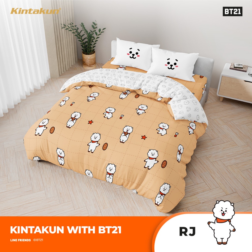 Jual Kintakun DLUXE BT21 Bed Cover Set Fitted 120 / 160 /180 RJ ...