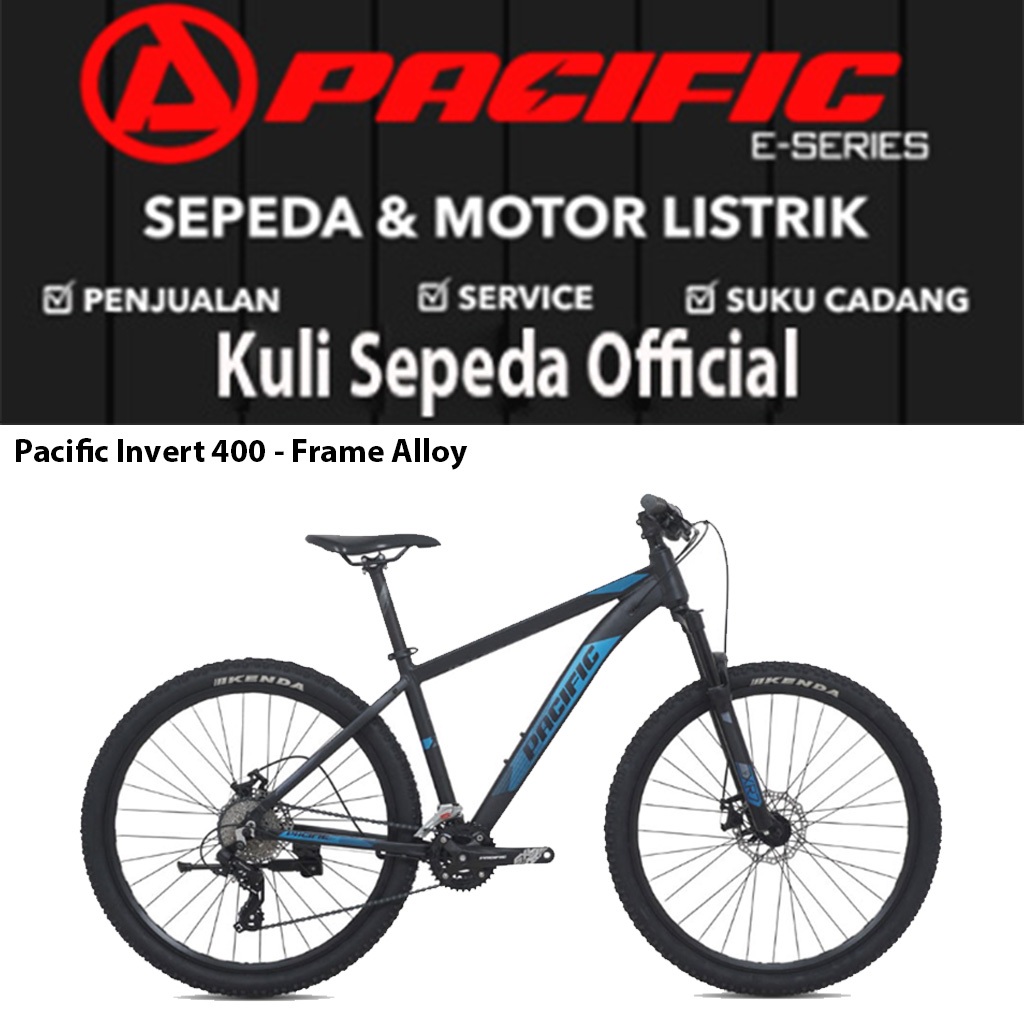 Jual Sepeda MTB Pacific Invert 400 ( Alloy 6061 ) | Shopee Indonesia