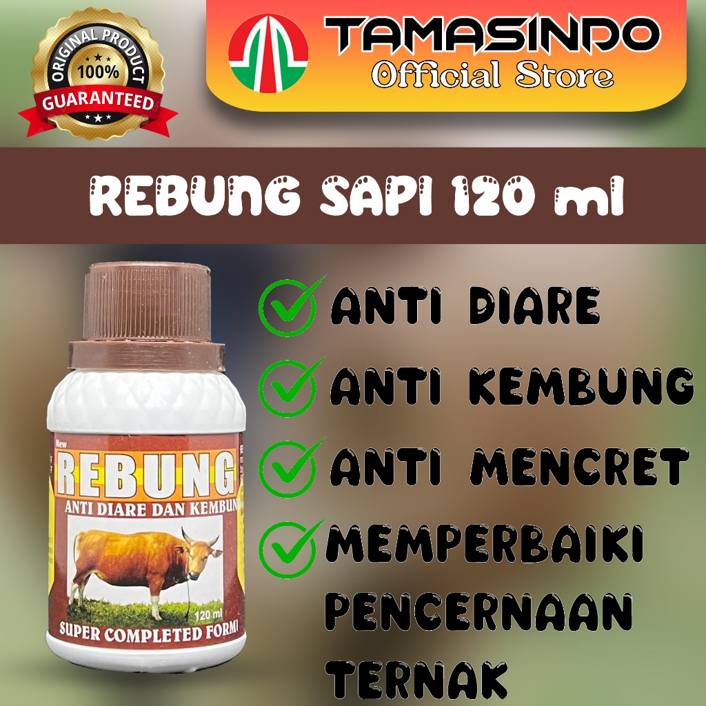 Jual Rebung Sapi 120 ml Obat Diare dan Kembung | Shopee Indonesia