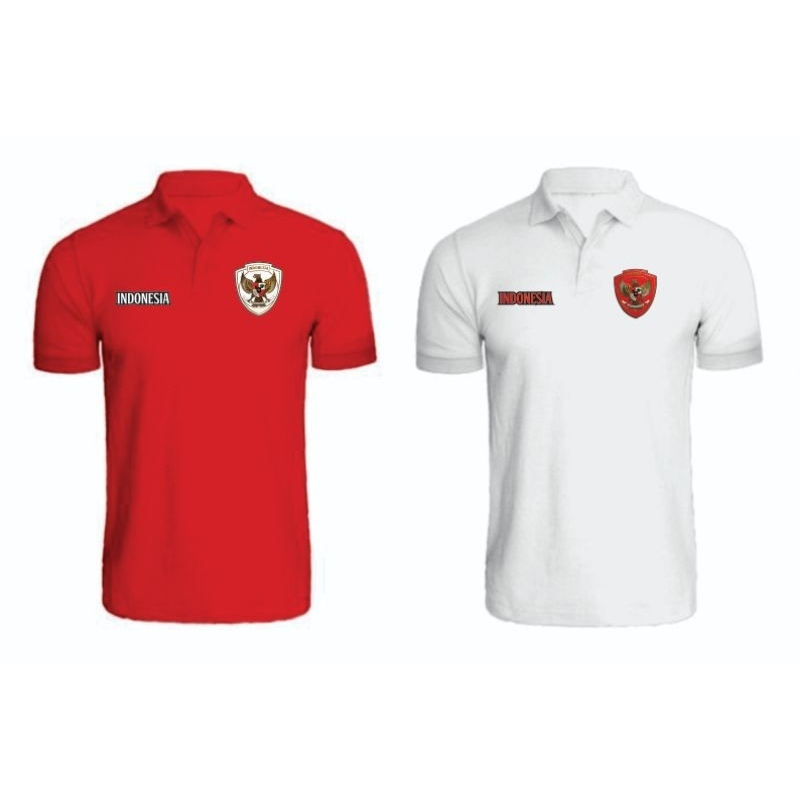 Jual kaos polo shirt timnas indonesia terbaru afc 2024- kaos polo kaos ...