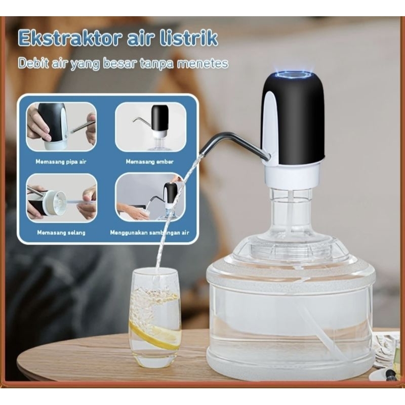 Jual Pompa AIR GALON Elektrik Listrik Portable Water Electric Pump ...