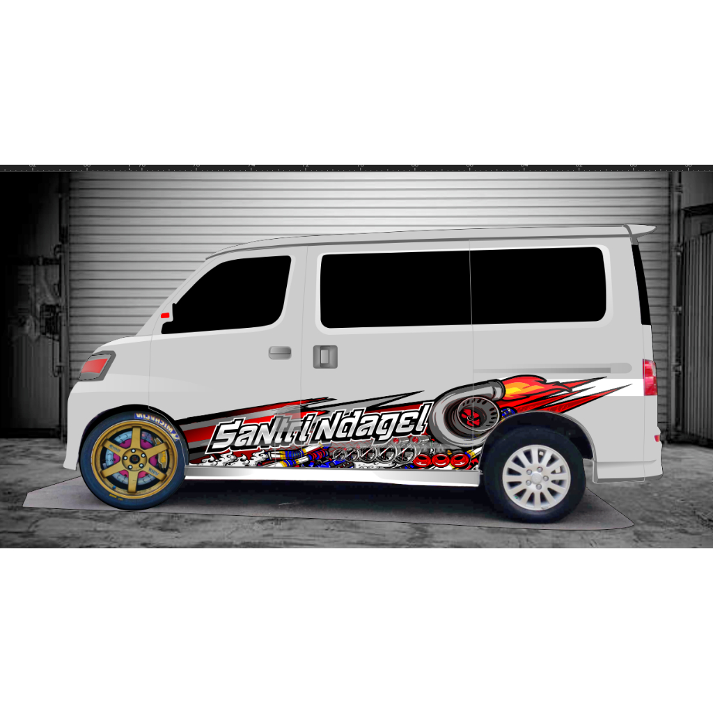 Jual STIKER DECAL GRANDMAX BLINDVAN LUXIO APV AVANZA DLL | Shopee Indonesia