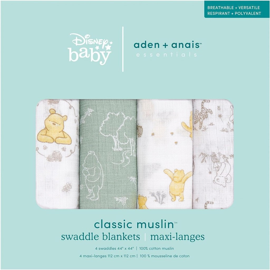 Jual Aden + Anais Winnie & Friends Disney™ Essentials Cotton Muslin ...