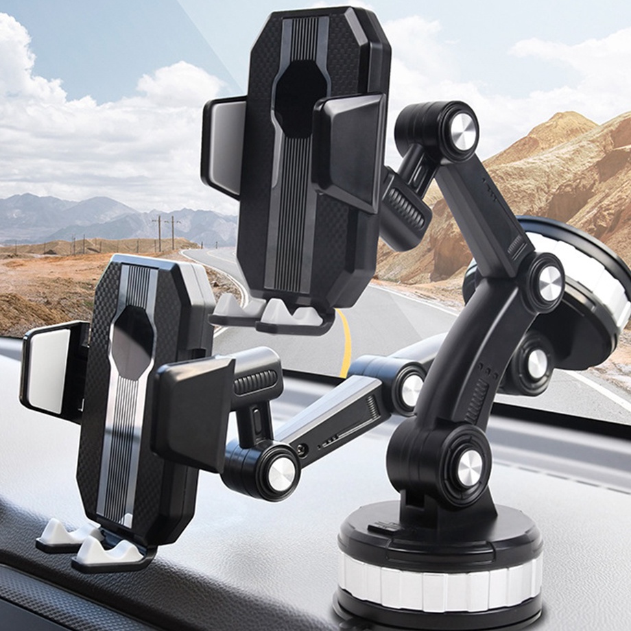 Jual Holder Hp Mobil Stand Handphone Dashboard Flexibel Putar Penjepit ...