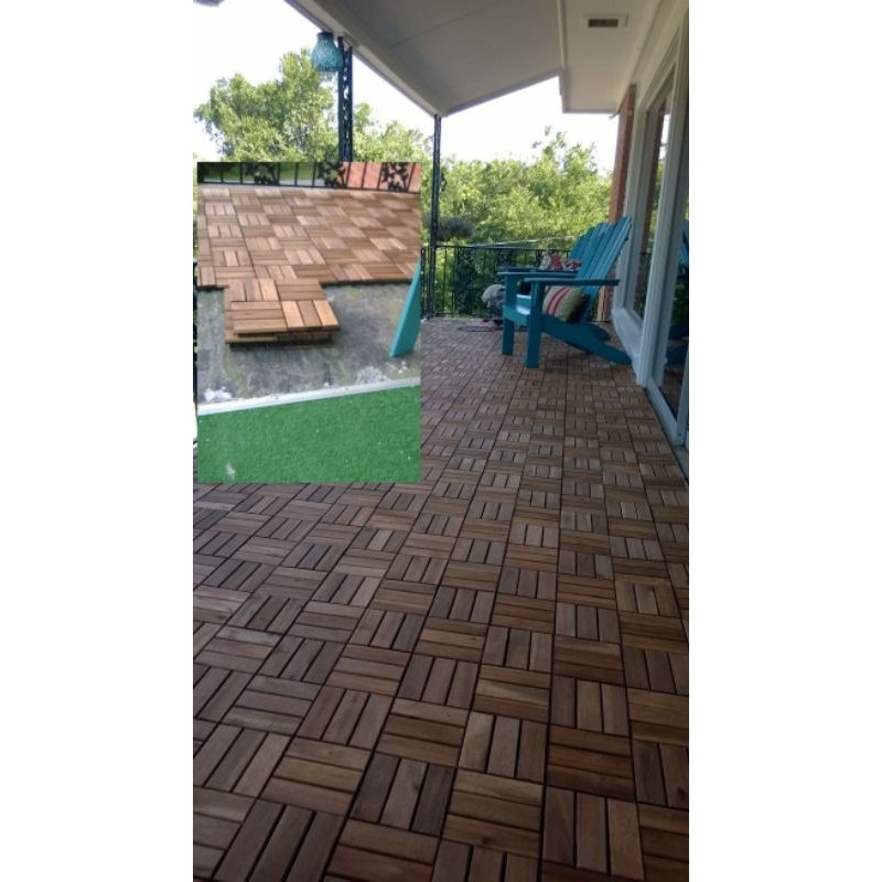 Jual Lantai Kayu Decking Tile Ubin Kayu Jati Belanda, Hiasan Lantai ...