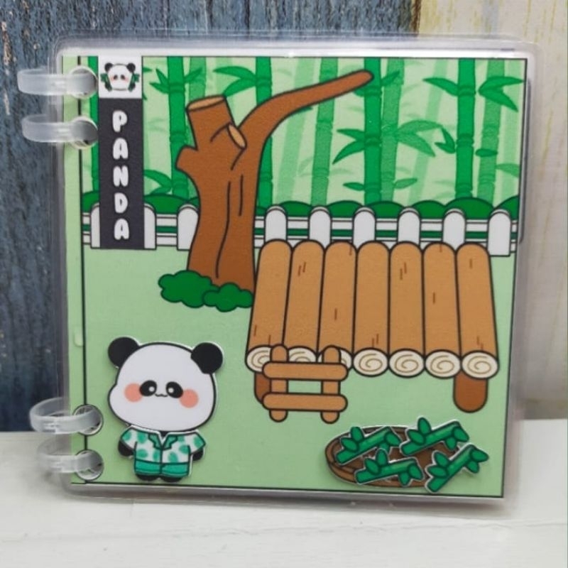 Jual PAPER DOLL BONEKA KERAS VIRAL PANDA UKURAN BESAR 26x26x26 | Shopee ...