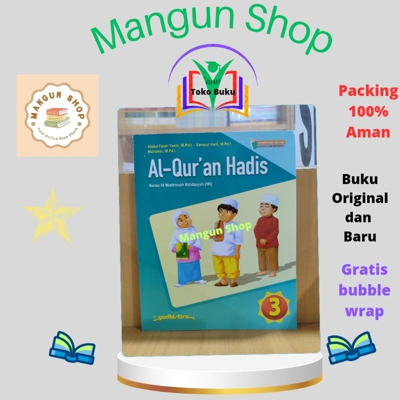Jual Al Qur'an Hadis SD Kelas 3 Mi Kurikulum Merdeka( Yudistira ) | Shopee Indonesia