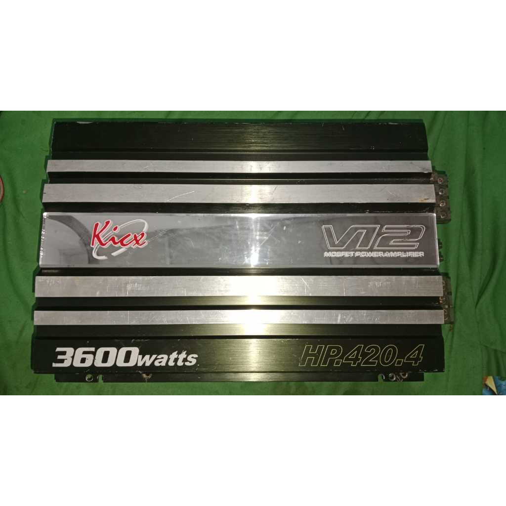 Jual Power Kick / KicX HP.420.4 V12 4 Channel. Kondisi Bekas normal. | Shopee Indonesia