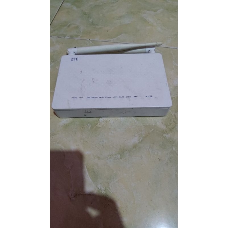 Jual ont zte gpon zxhn f609 v2 tanpa adaptor bekas Indihome normal ...