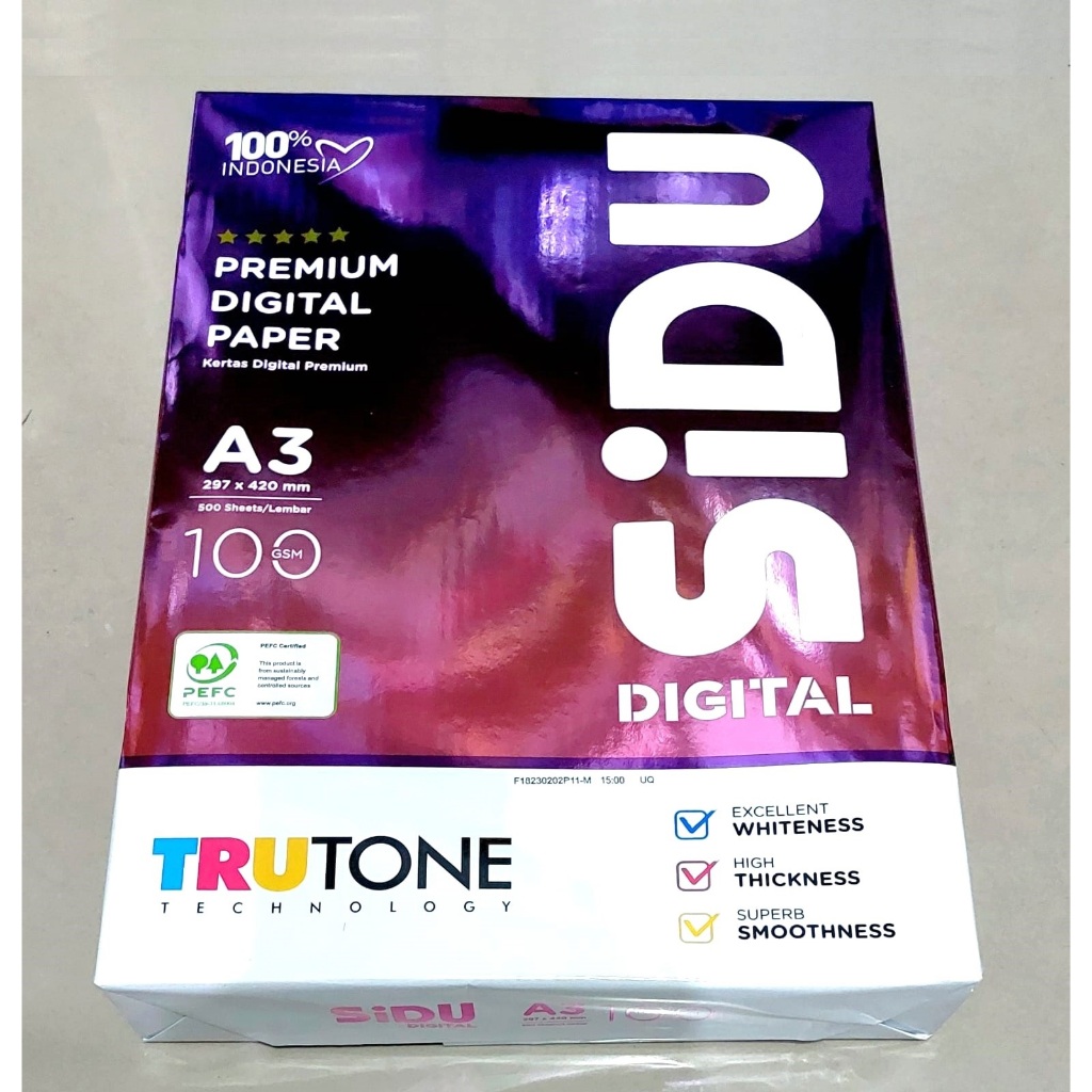 Jual Kertas HVS A3 100 gr 100 gsm 100gsm 100gram SIDU Sinar Dunia ...