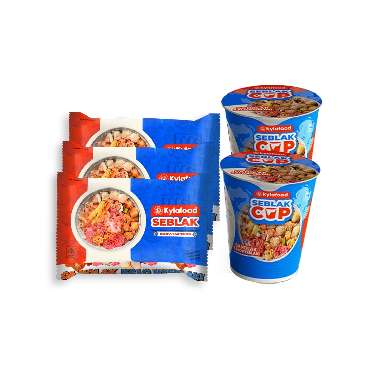 Jual Kylafood paket Paket 2 Seblak cup + 3 Seblak Rempah | Shopee Indonesia