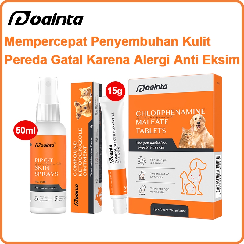 Jual [Pengiriman cepat]PUAINTA 50/100/150/200ml Pipot Obat Jamur Spray ...
