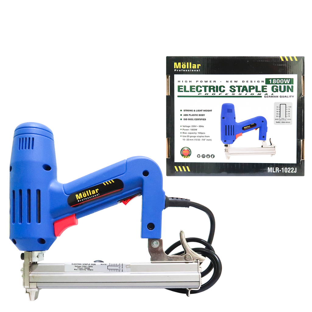 Jual MOLLAR ESTGF1022 Mesin Staples Tembak Listrik Staple Gun 10 - 22 ...