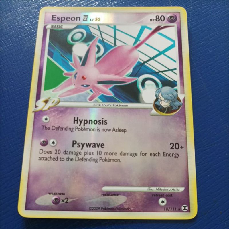 Jual POKEMON ESPEON RISING RIVALS RARE REVERSE FOIL SINGLE CARD ...