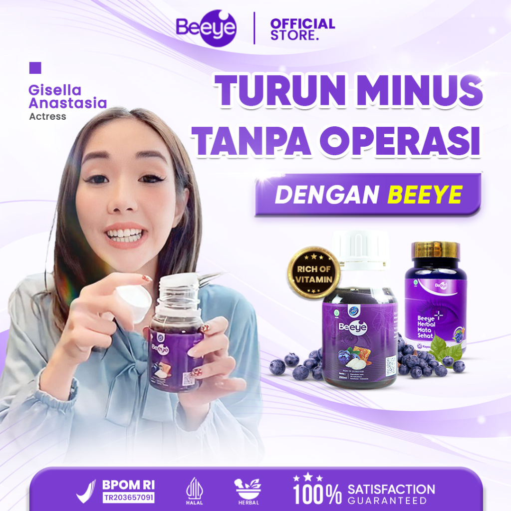 Jual Madu Beeye & Kapsul Beeye - Vitamin Mata Minus Herbal Silindris ...