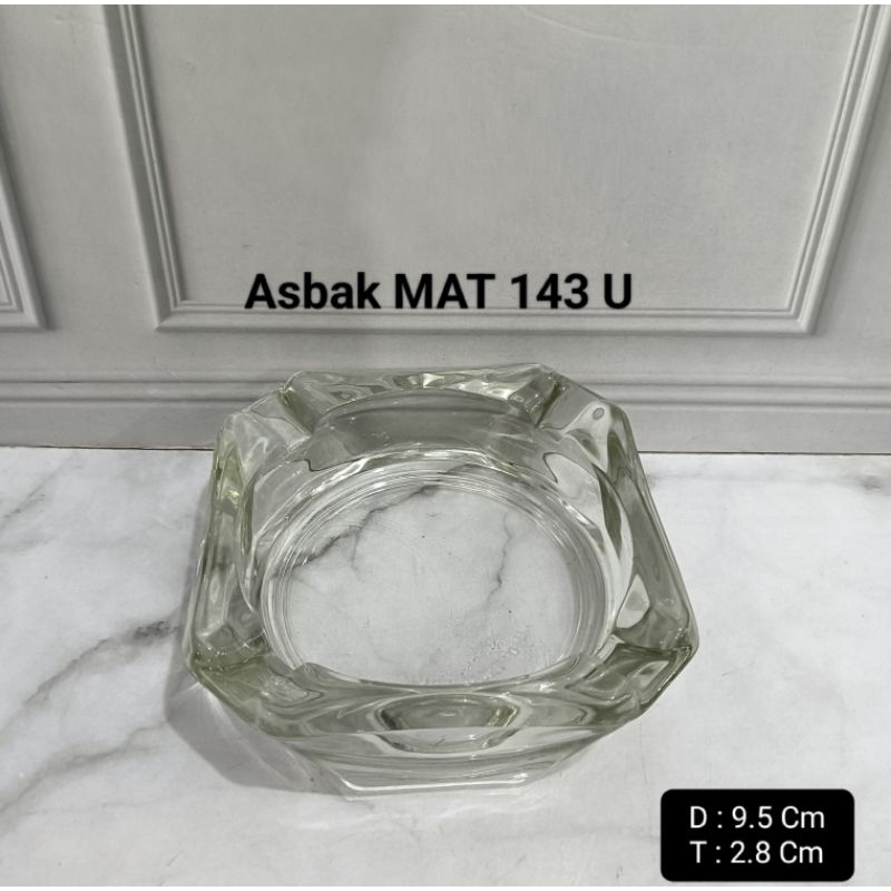 Jual ASBAK ROKOK MAT 143 U/ ASBAK ROKOK KACA | Shopee Indonesia