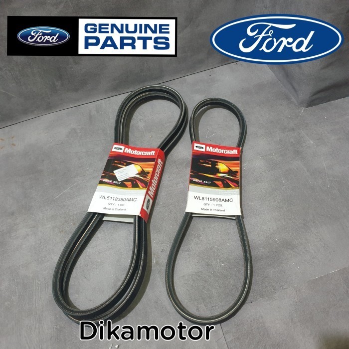 Jual Fan belt Ac & v belt alternator ford ranger everest TDI original ...