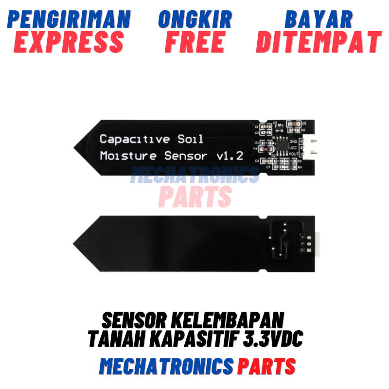 Jual Sensor Kelembapan Tanah Kapasitif 3.3VDC Capasitive Soil Moisture ...