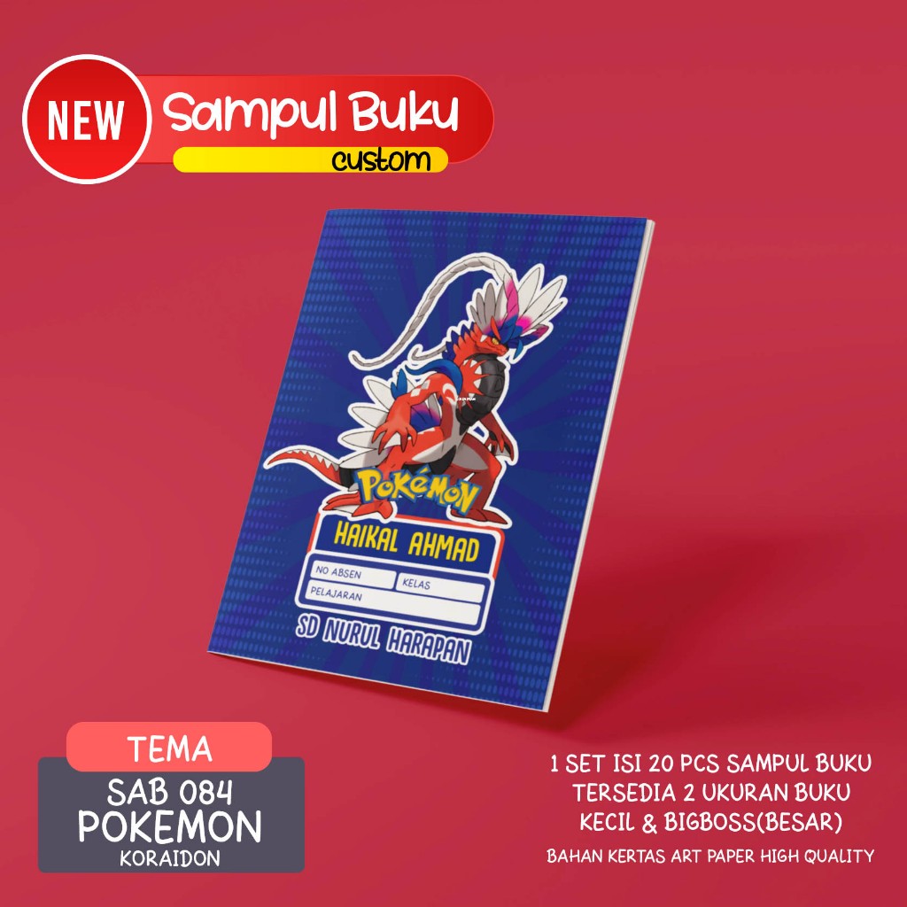 Jual SAMPUL BUKU ANAK CUSTOM ISI 20 pcs (PART 2= 51-100)/ COVER BUKU ...