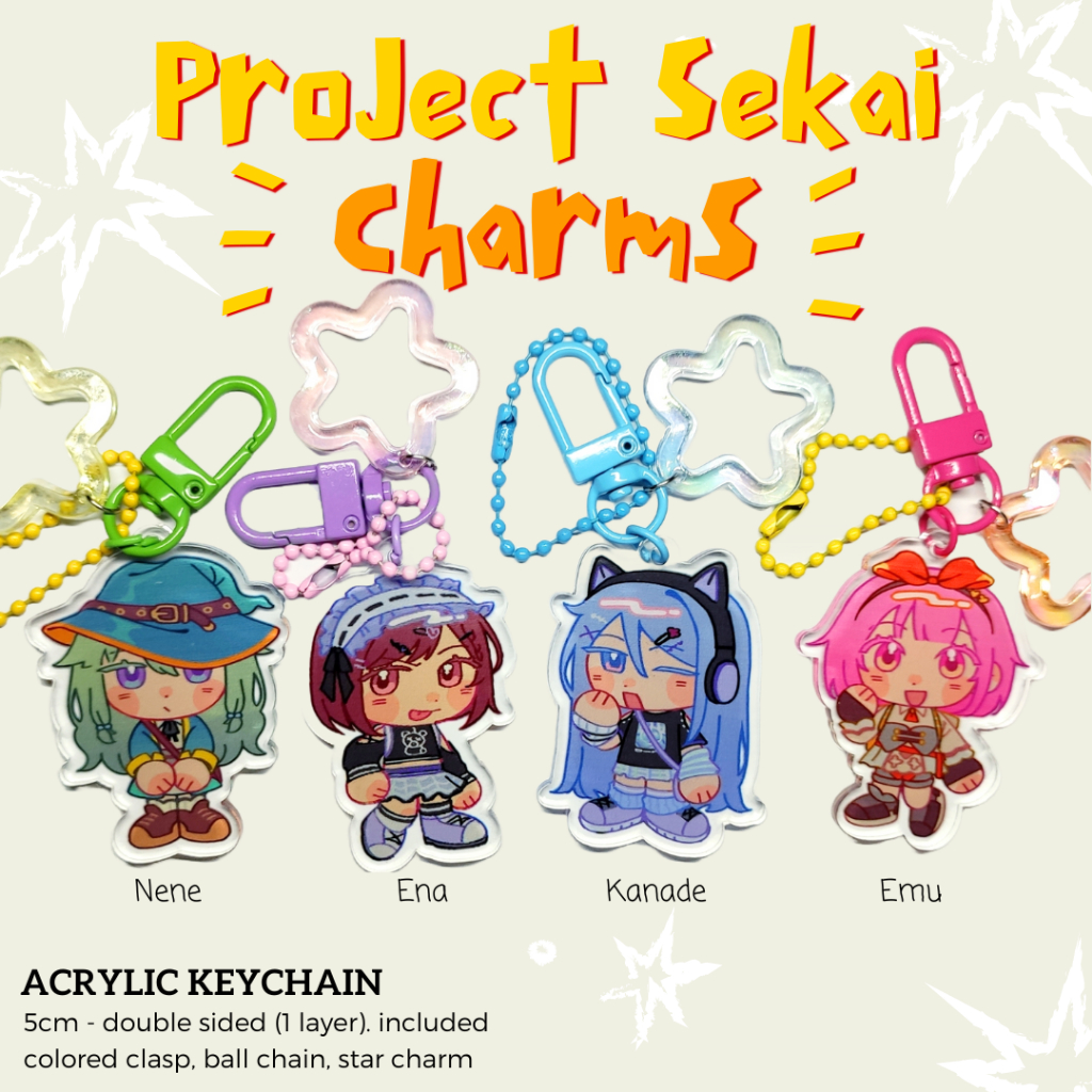 Jual Project Sekai keychain nightcord wonderlandxshowtime | Shopee ...