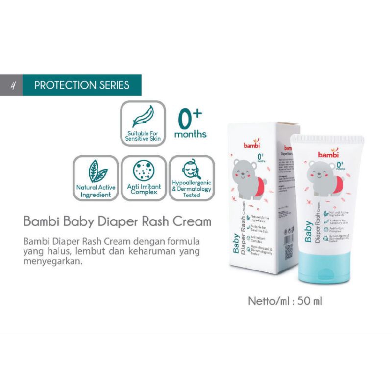 Jual Bambi Diaper rash cream | Shopee Indonesia