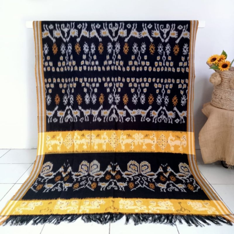 Jual KAIN TENUN BLANKET TRADISIONAL TROSO JEPARA MOTIF SUMBA WARNA ...