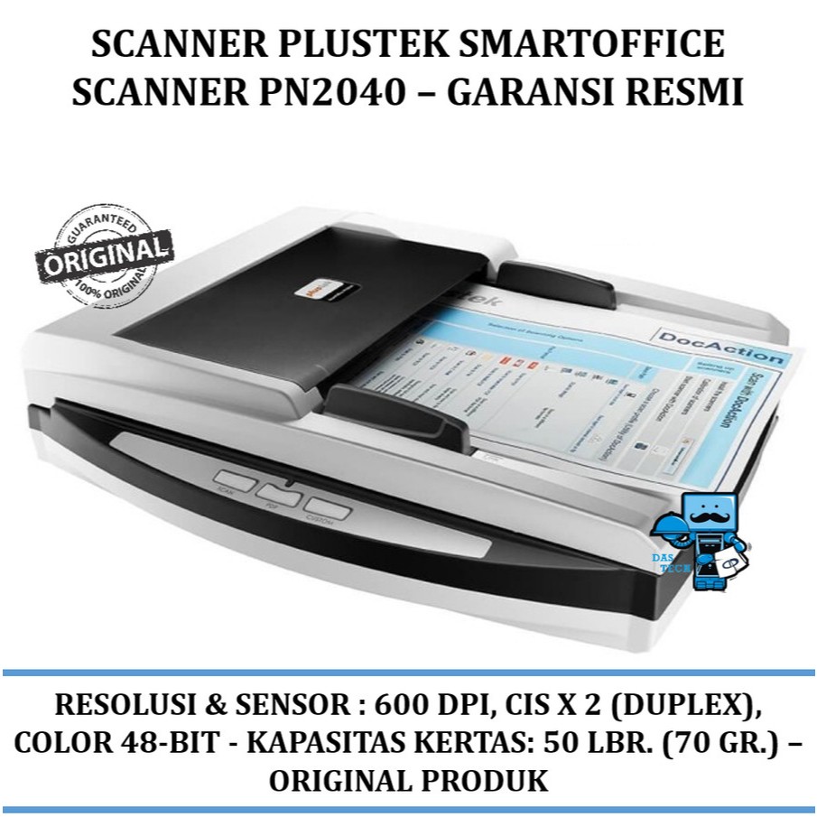 Jual Scanner Plustek SmartOffice Scanner PN2040 | Shopee Indonesia