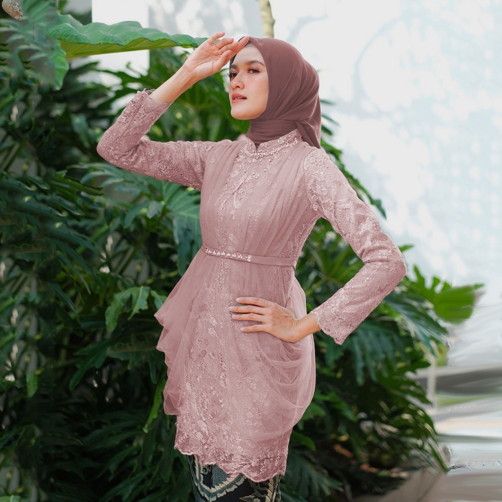 Jual Putri Jawi Official - Atasan Kebaya Wanita Brokat Alin Series ...