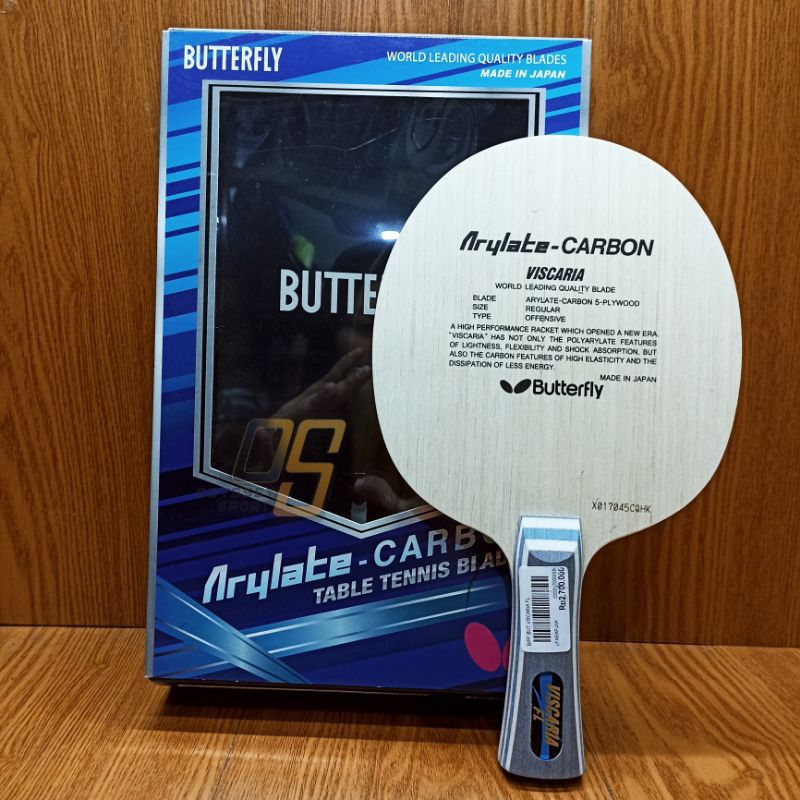 Jual Butterfly Viscaria FL Kayu Pingpong (100% ORIGINAL) | Shopee Indonesia