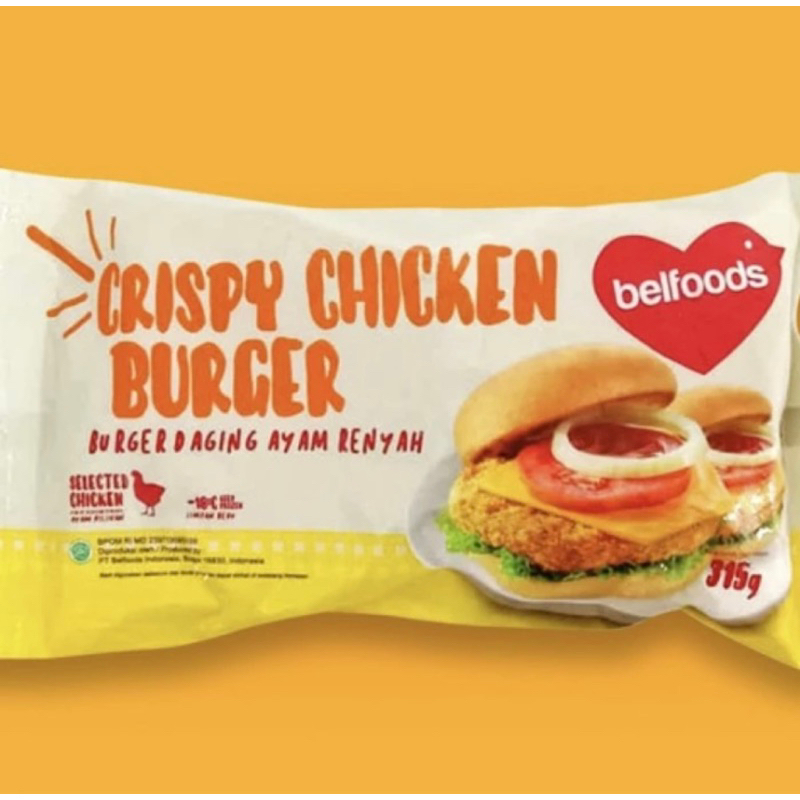 Jual Belfoods Crispy chicken burger 6pcs | Shopee Indonesia
