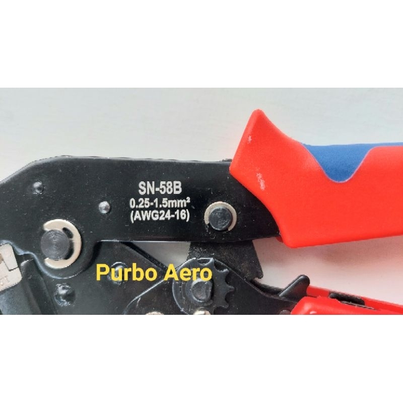 Jual Tang Crimper Terminal Cable Crimping Plier Compression Tool - SN-58B | Shopee Indonesia