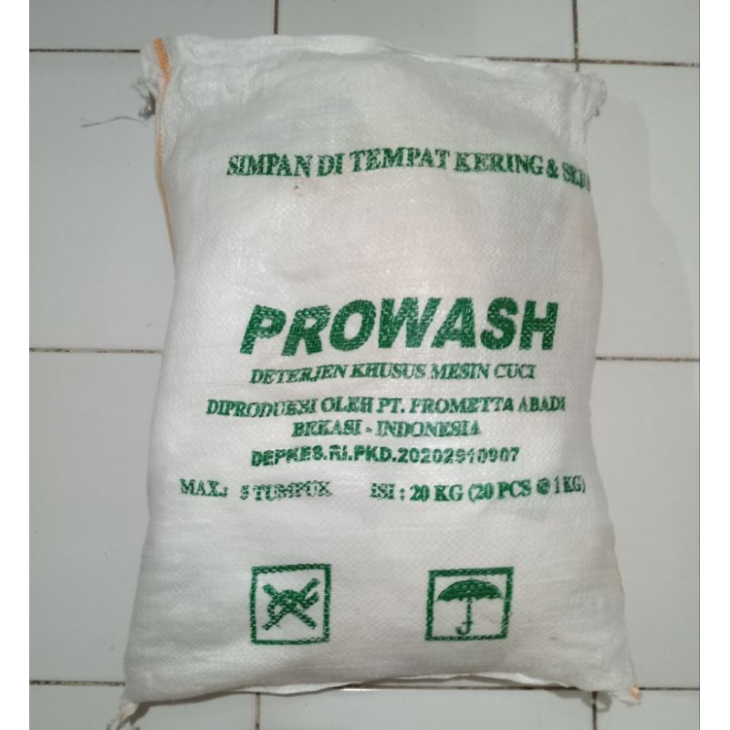 Jual Deterjen bubuk Metic MEDIUM ( SANBRITE ) 20 kg Prowash (20pcs@1kg ...