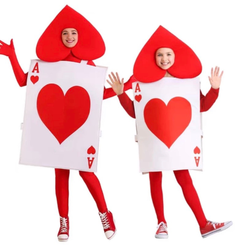 Jual jojokids M-82338 | ace of hearts playing card costume alice ...