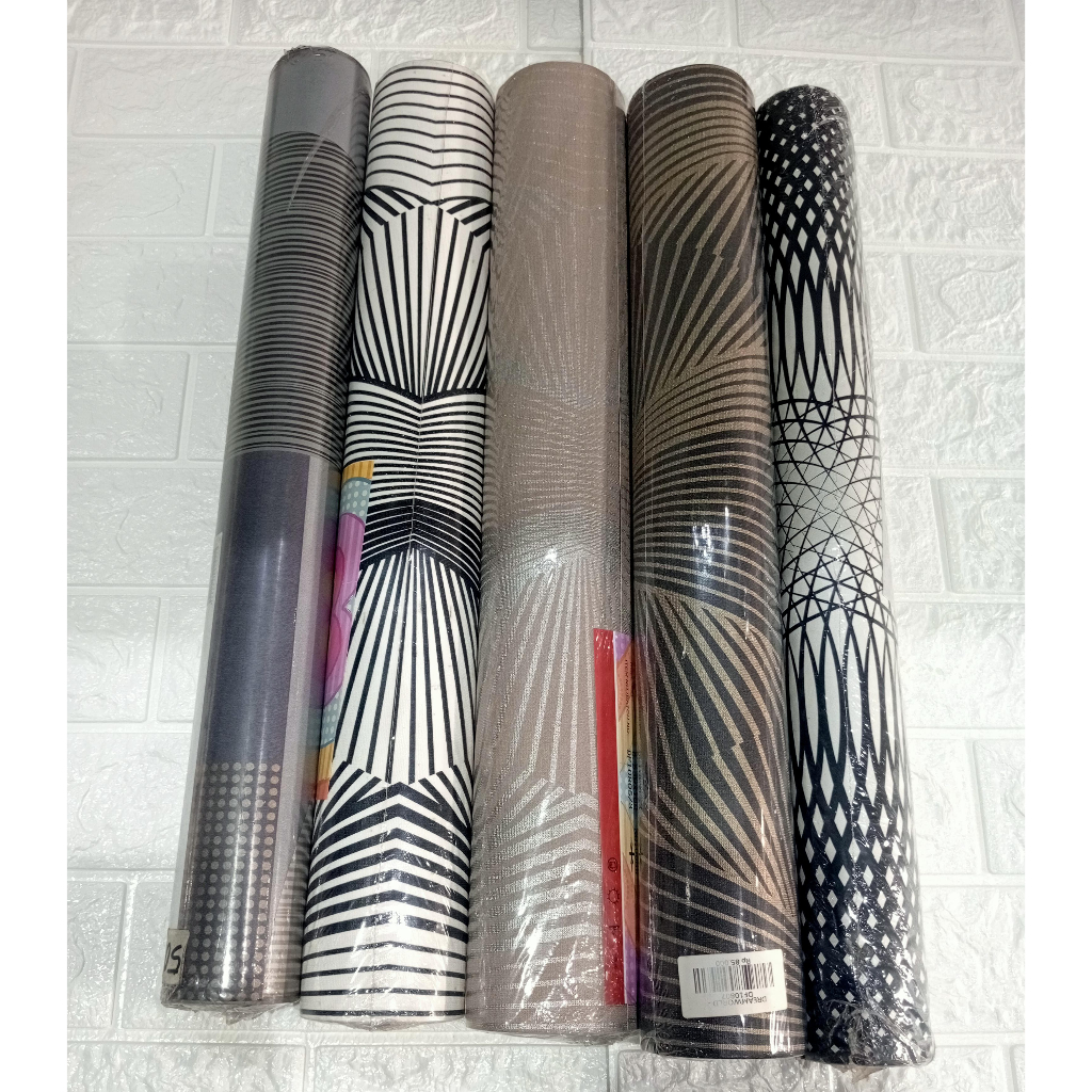 Jual WALLPAPER DINDING MOTIF BAMBU DAN MOTIF ABSTRAK | Shopee Indonesia