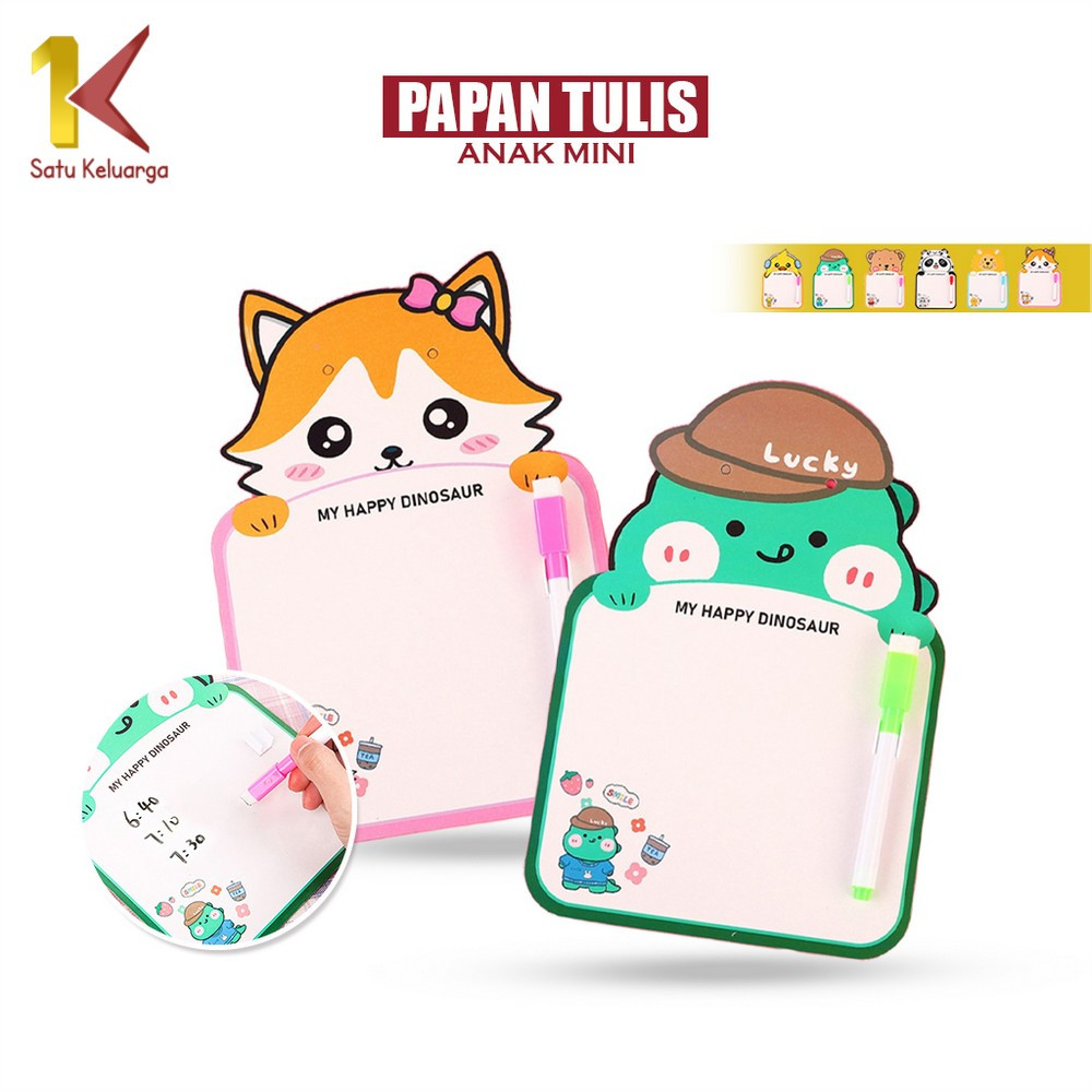 Jual Satu Keluarga Mainan Edukasi Papan Tulis Mini Anak Karakter M353 ...